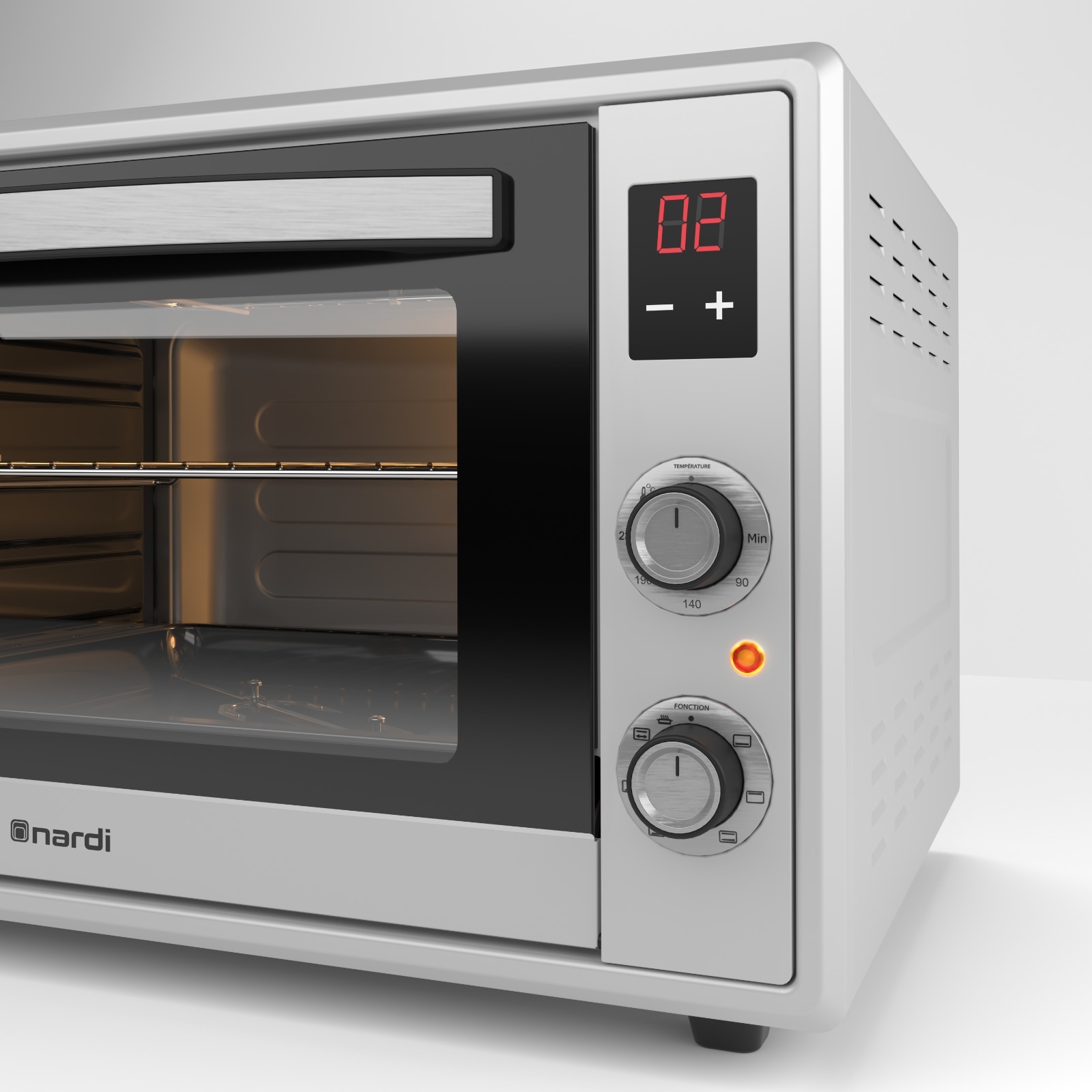 Mini Four Électrique Nardi 65L Inox - Proxima Market